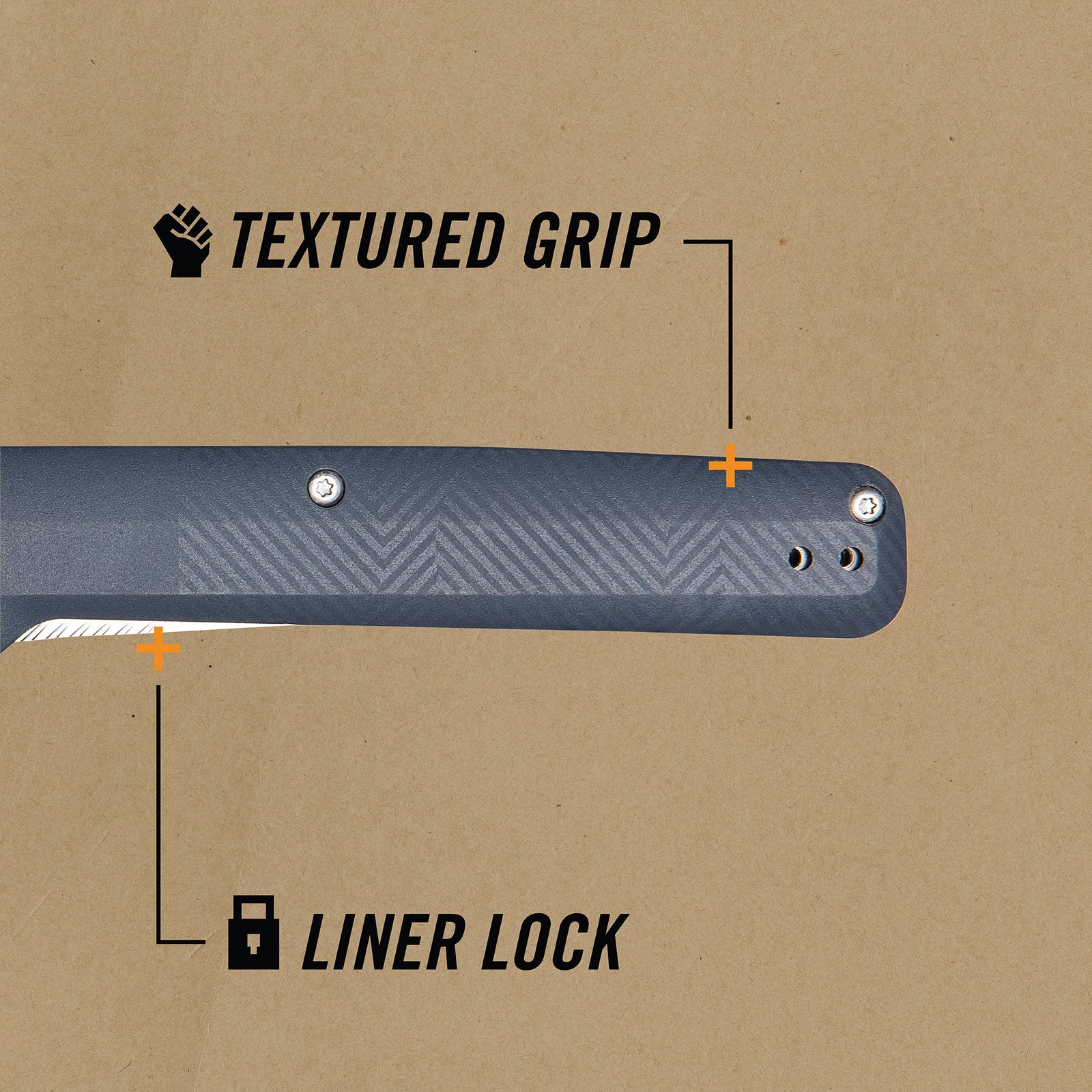 Gerber Pledge - Reverse Tanto - Fine edge - Urban Blue