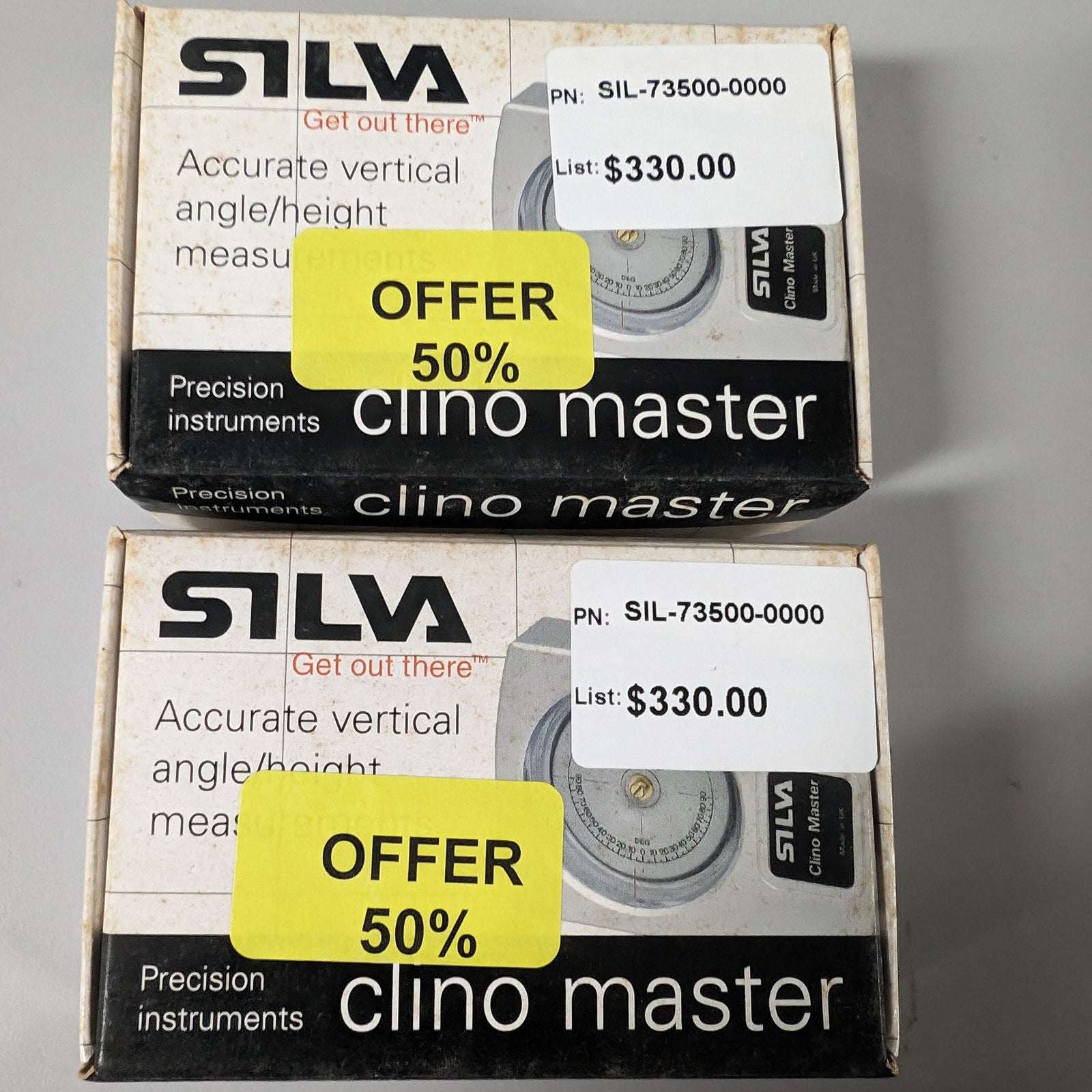 Silva ClinoMaster ClinoMeter Lensatic CM360% LA - Packaging old