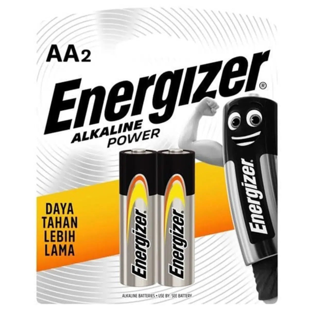 Energizer AA Cell Alkaline Battery - 2/pk