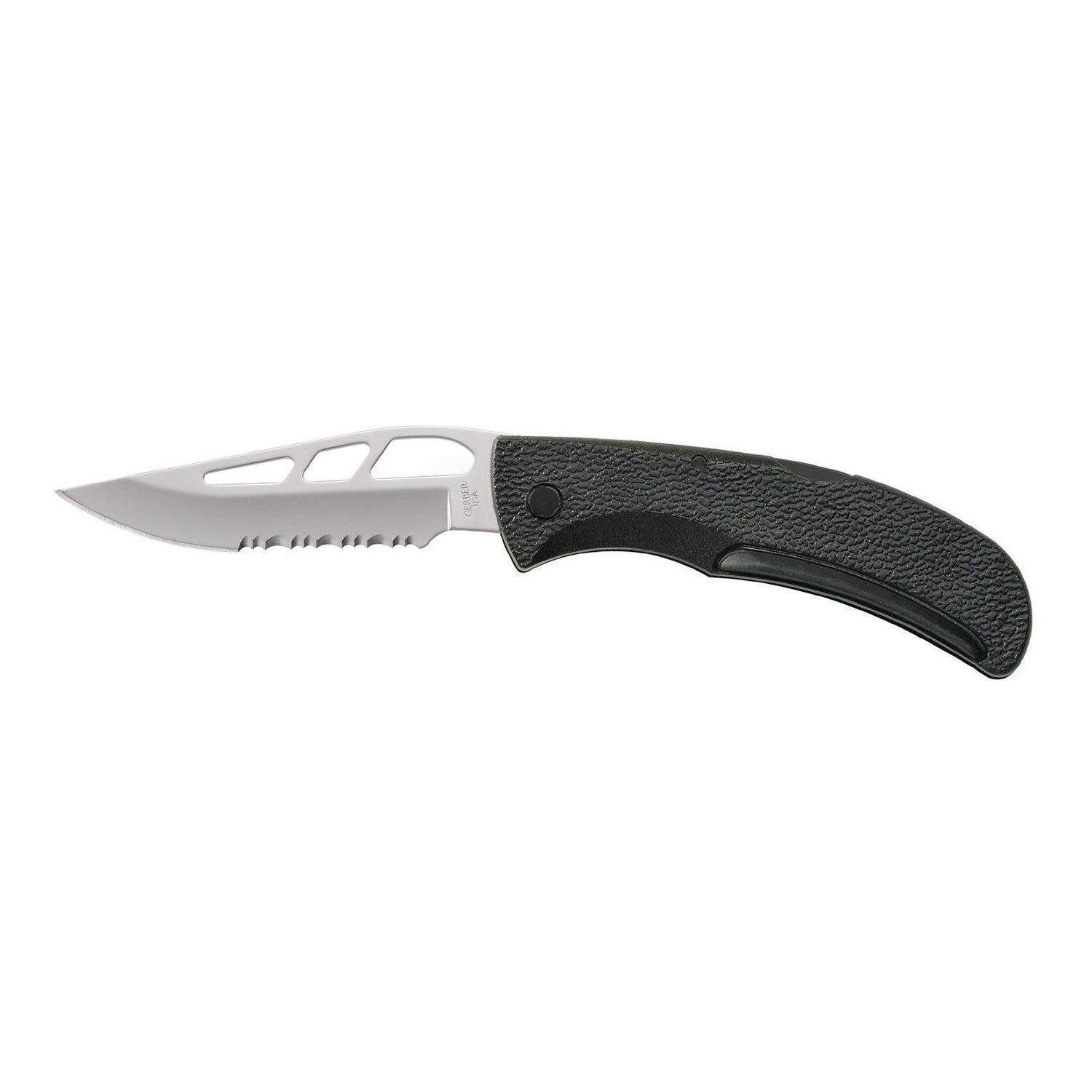 Gerber E-Z Out Skeleton - Serrated Edge