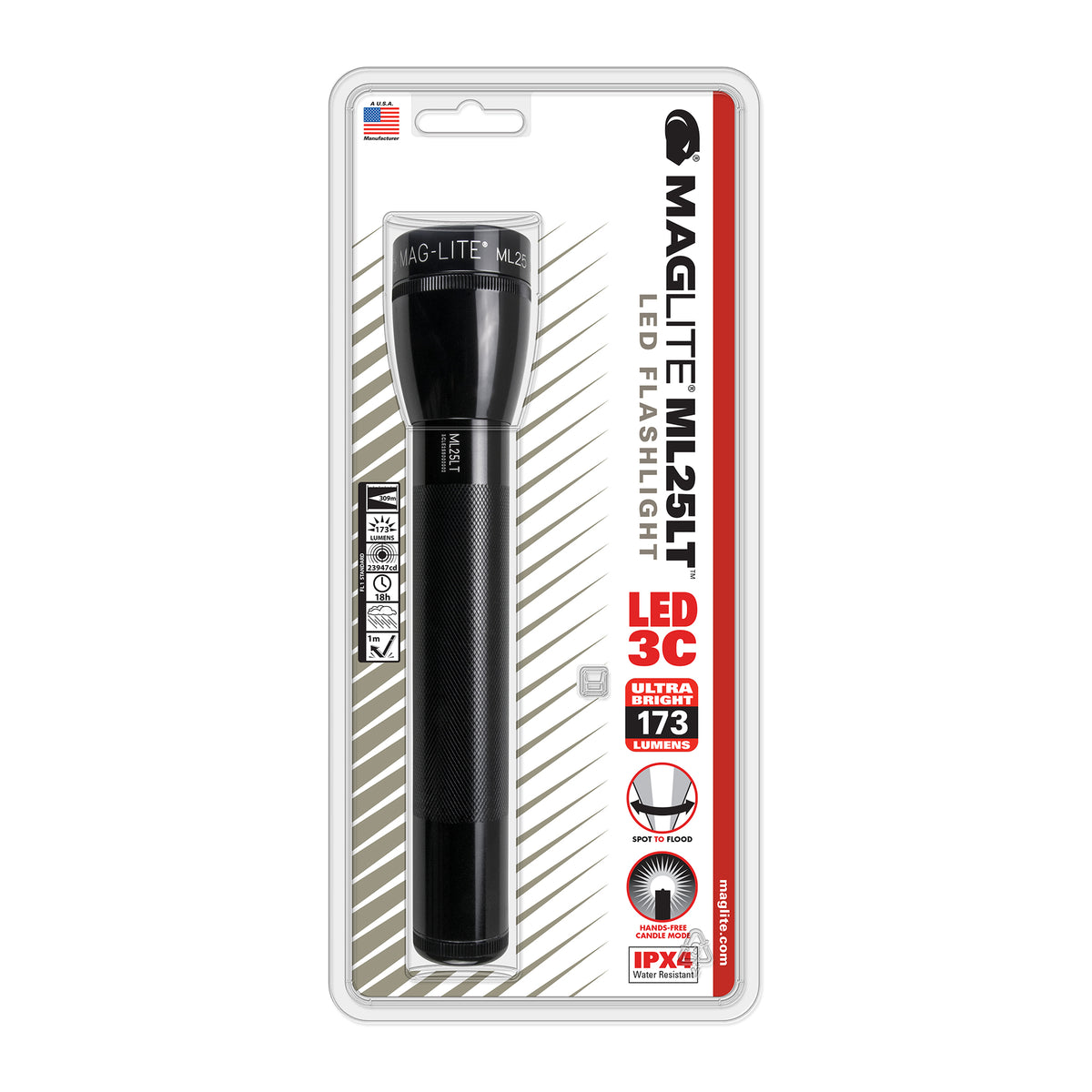 Maglite ML25LT 3C LED - 173 lumens