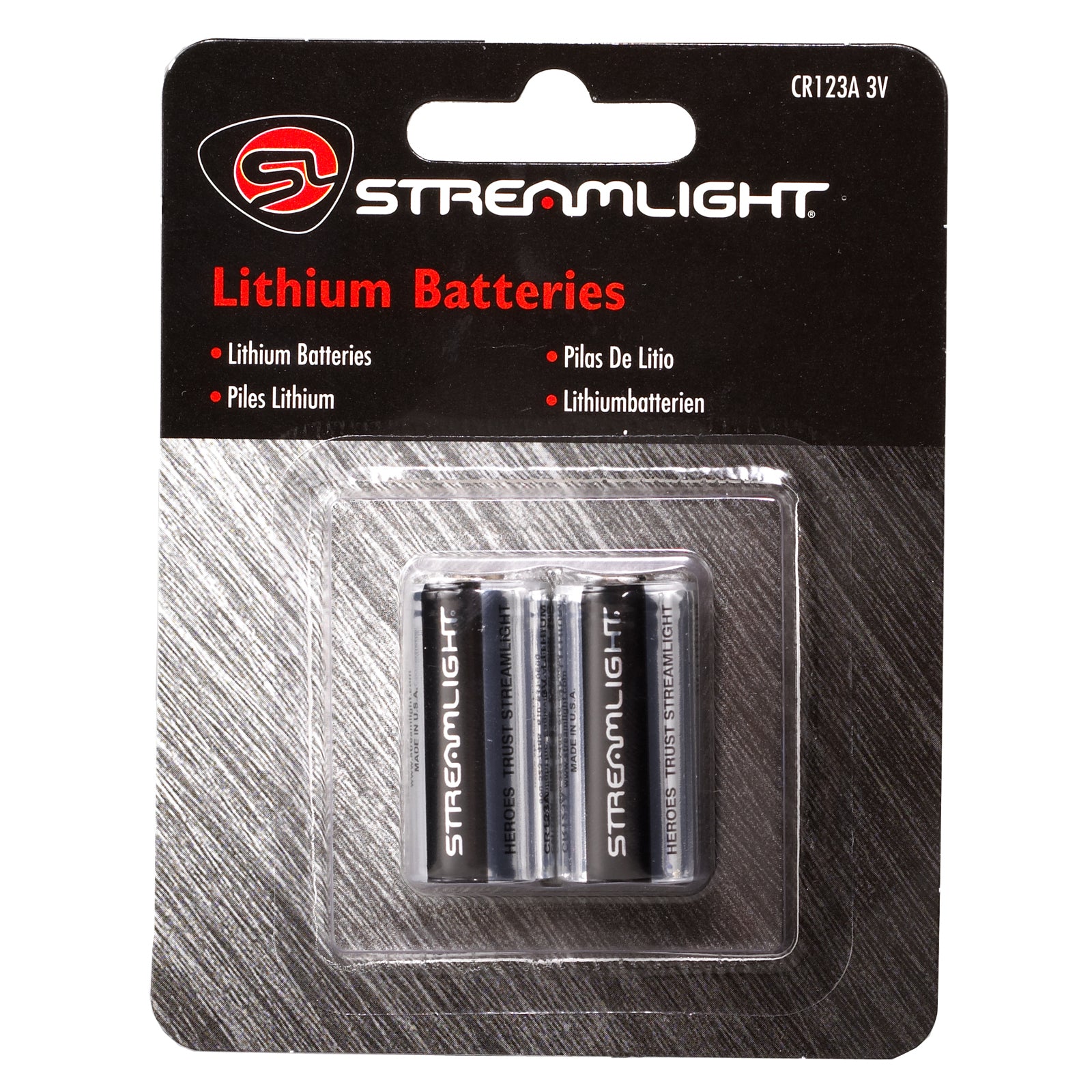 Streamlight 85175 CR123A Lithium Batteries - 2pcs